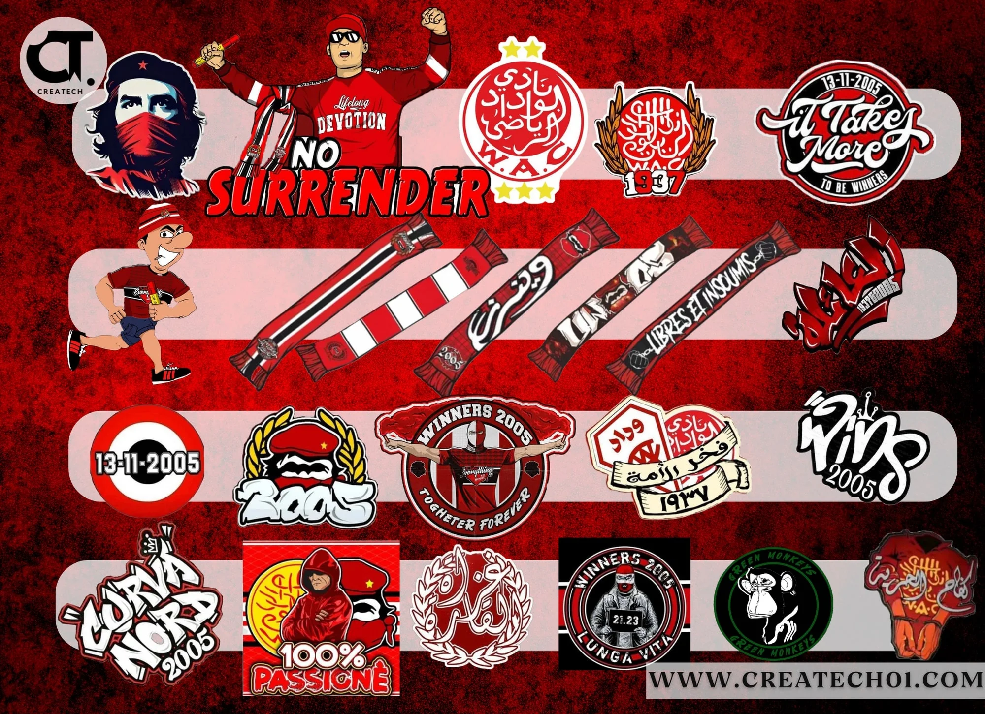 WAC Stickers Pack