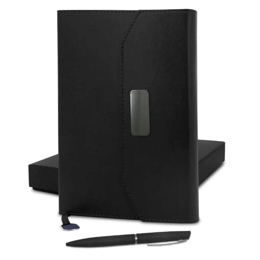 Coffret Notebook A5 en Simili Cuir avec Stylo