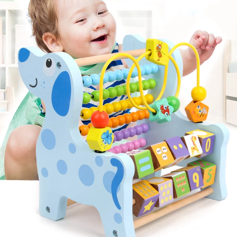 Abacus Animal Counting Rack Around Beads