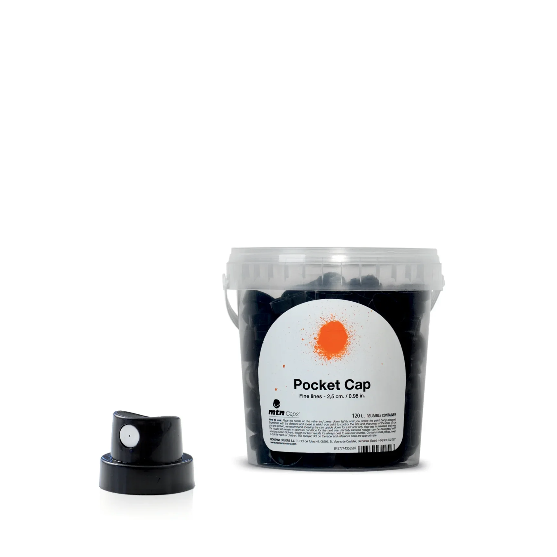 Spray Paint Caps MTN – Pocket Cap