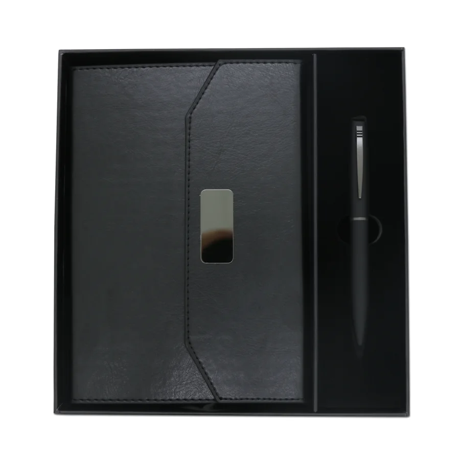Coffret Notebook A5 en Simili Cuir avec Stylo