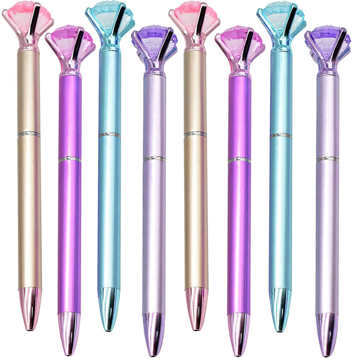 Stylo Diamond Ballpoint Pen /48Uts