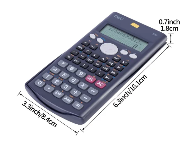 Calculatrice DELI 1710 scientifique