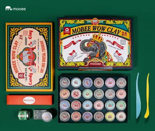 Pâte à Modeler et Accessoires MOBEE - 24 Pièces