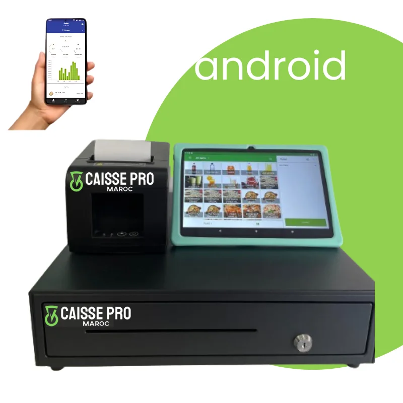 MINI CAISSE ENREGISTREUSE TACTILE 10'' CAFE RESTO PATISSERIE ...