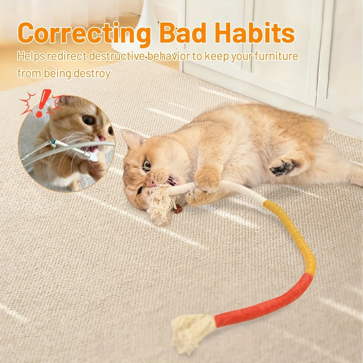 Chew Ropes Cat Toy (3 Pcs)