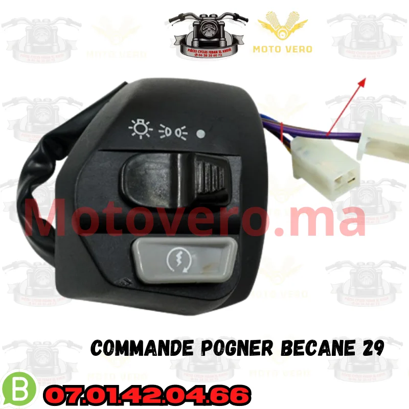 Commande pogner becane 29 كوموند بيكان