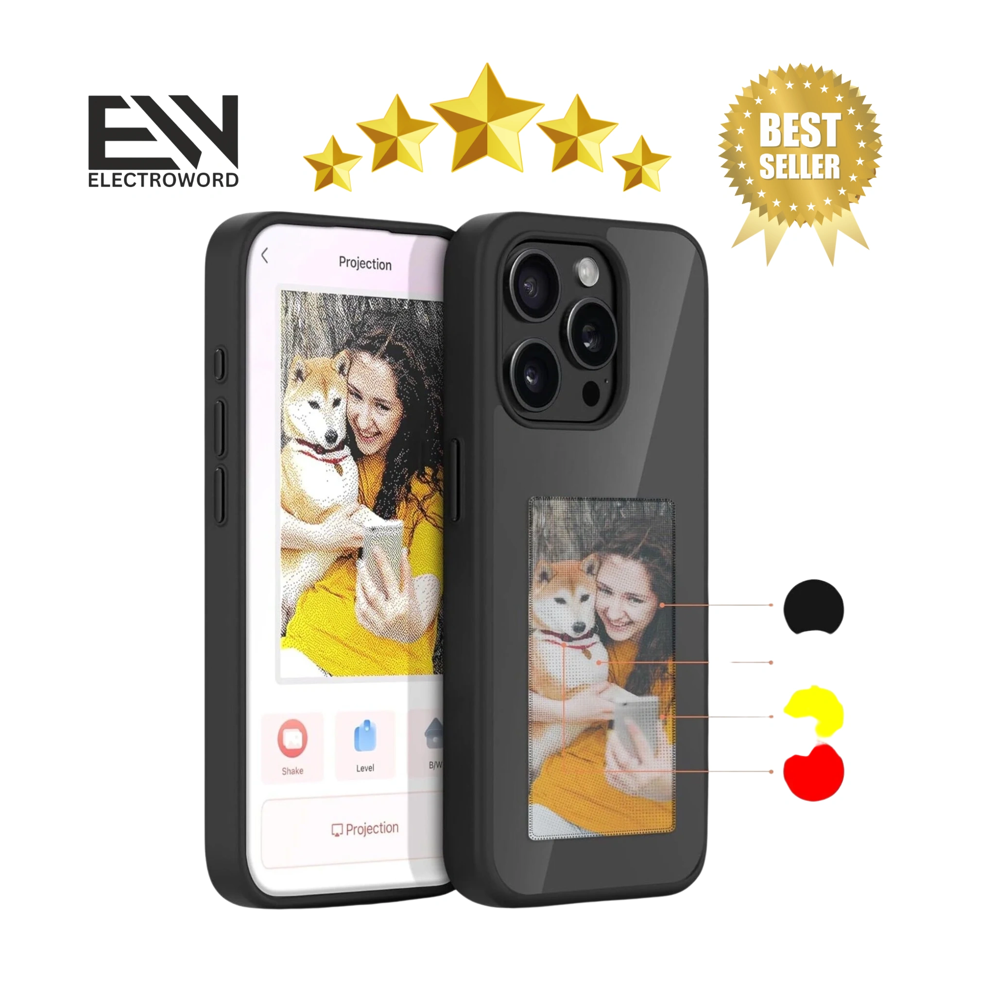 Coque iPhone NFC Personnalisation 16/15/14/ PRO MAX - elecroword