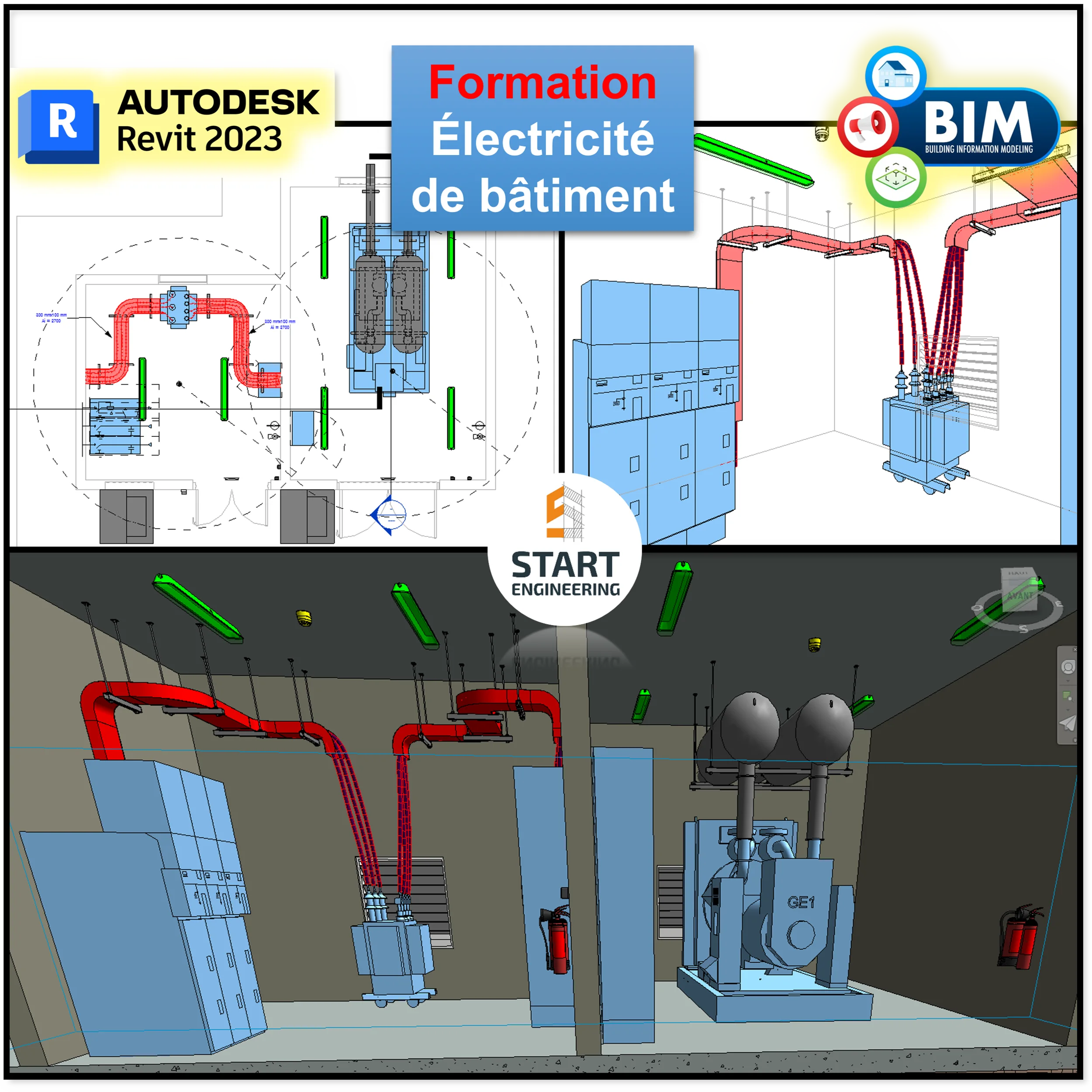 Formation REVIT électricité de bâtiment