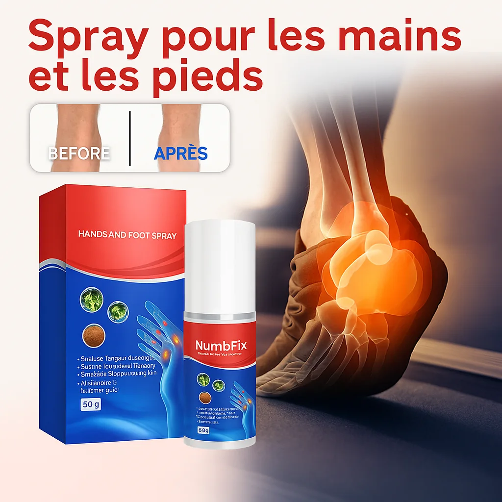 Spray mains et pieds - NumbFix