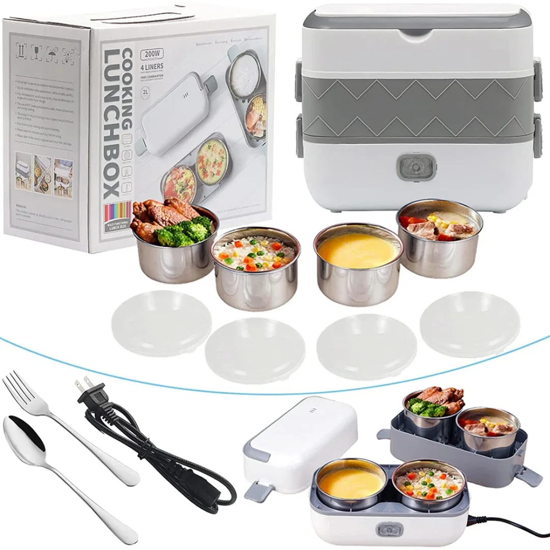 Le Chauffe-Repas Électrique Tout-en-Un : Préparez, Réchauffez et Gardez ...