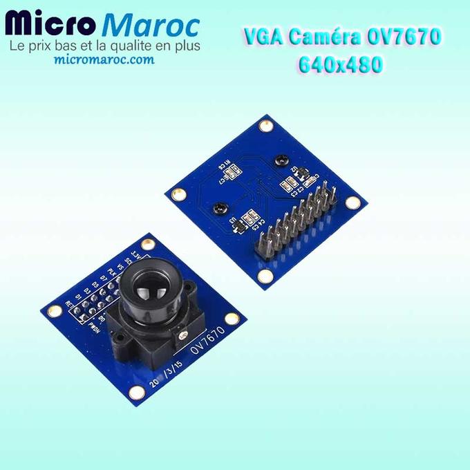 Caméra OV7670 VGA 640x480 pour Arduino