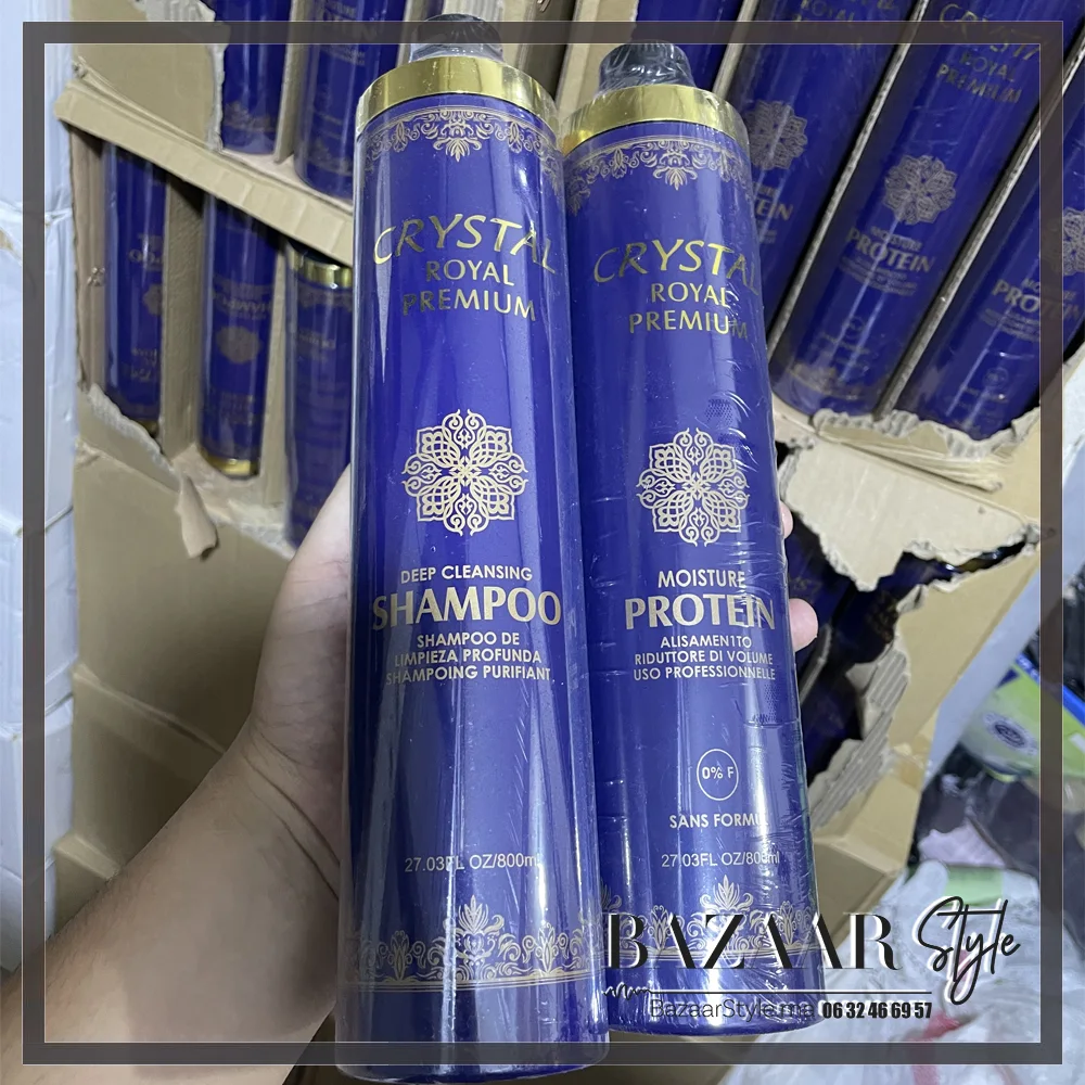 Crystal Protein Royal Premium - Soin capillaire de luxe pour des ...