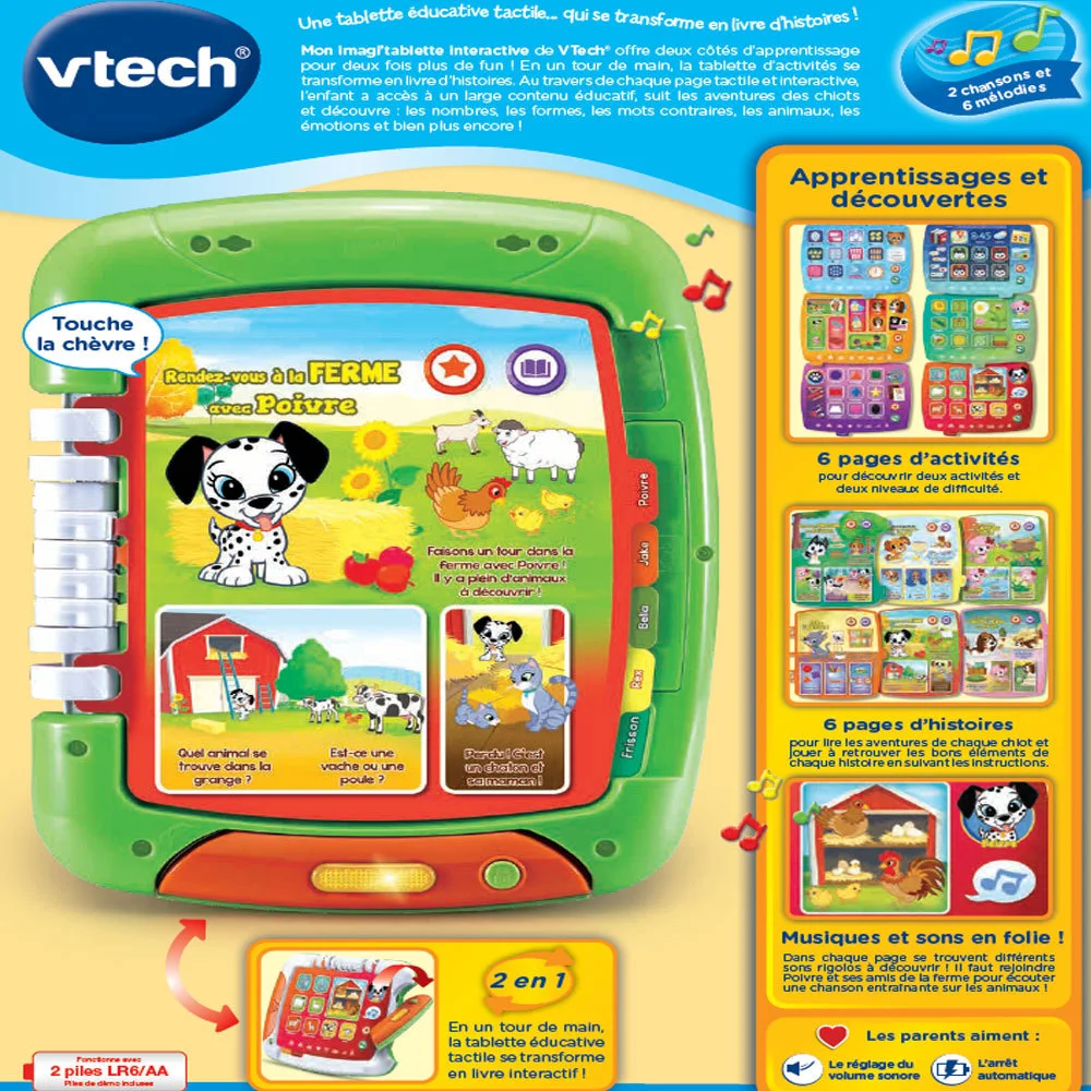VTECH MON IMAGI'TABLETTE INTERACTIVE