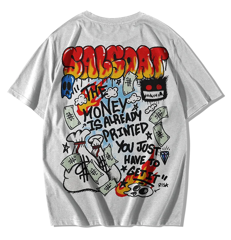 Salgoat ElGrandeToto T-shirt blanc oversize