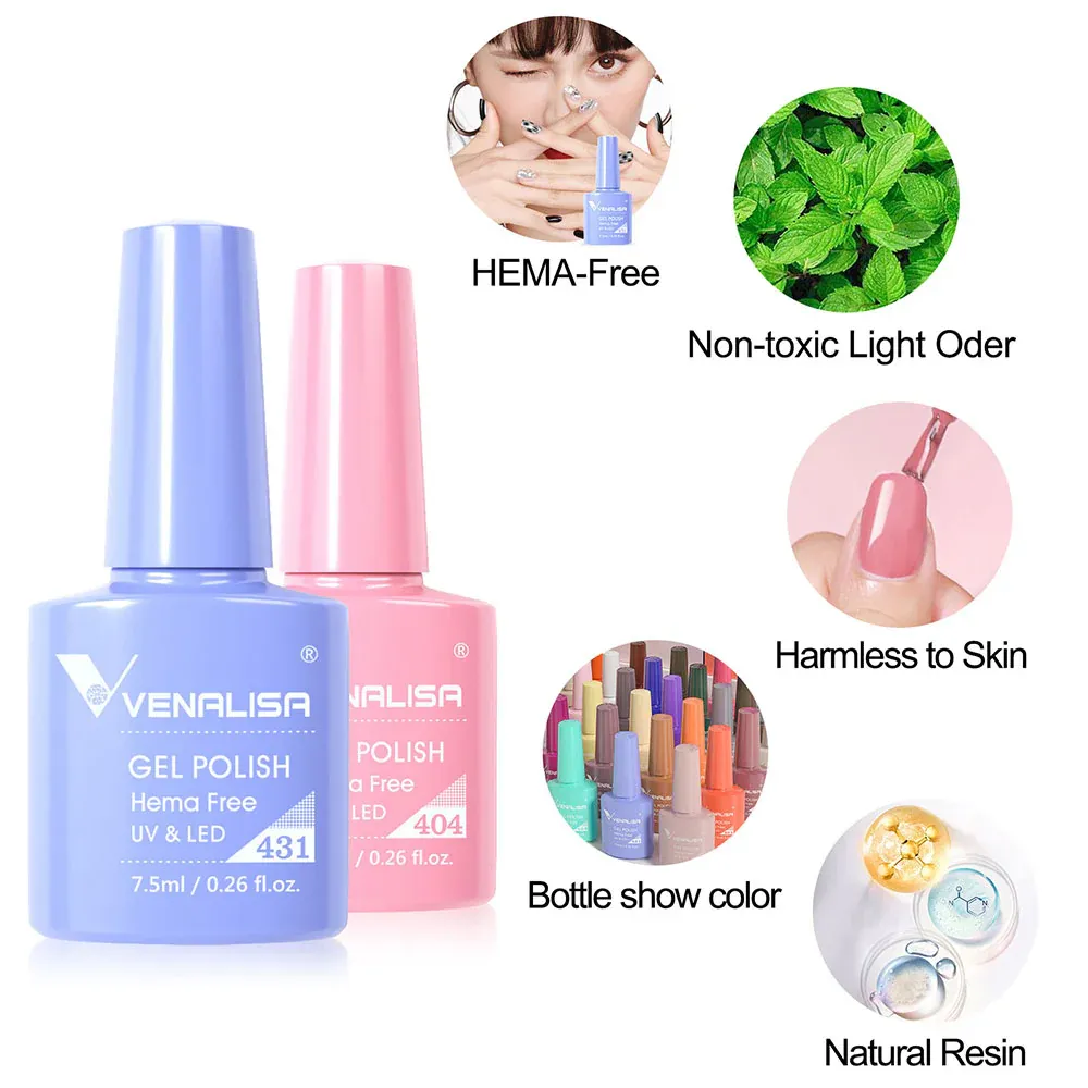 Pack Venalisa Rubber Base Coat - Vernis Permanent 6 Couleurs ...