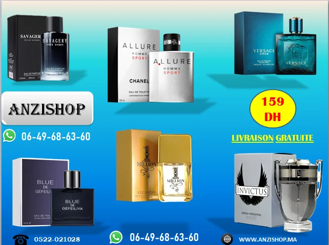 PACK PARFUM HOMME 6 PSC