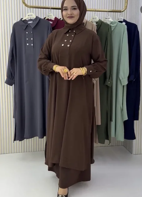 Ensemble Tunique + Pantalon – Spécial Printemps - anazahra