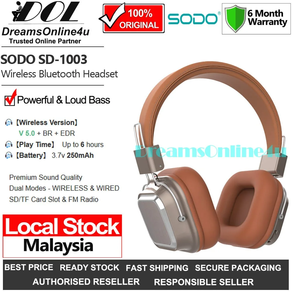 SODO SD-1003 Headphone - مكاني ستور - اكسسوار الموبايل