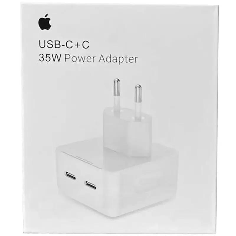 Double Solid Compact Power Adapter 6565