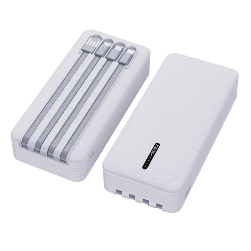 Power Bank NOTCH 20 000 mAh avec 4 câbles intégrés