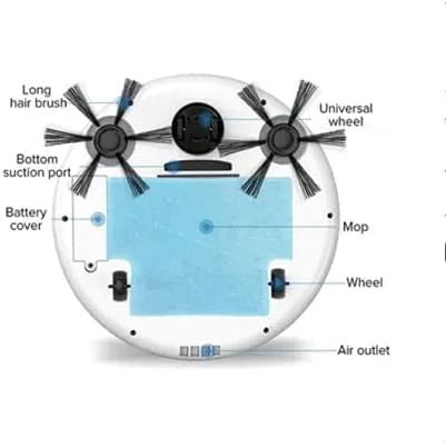 Robot Aspirateur Multifonctionnel 3-en-1