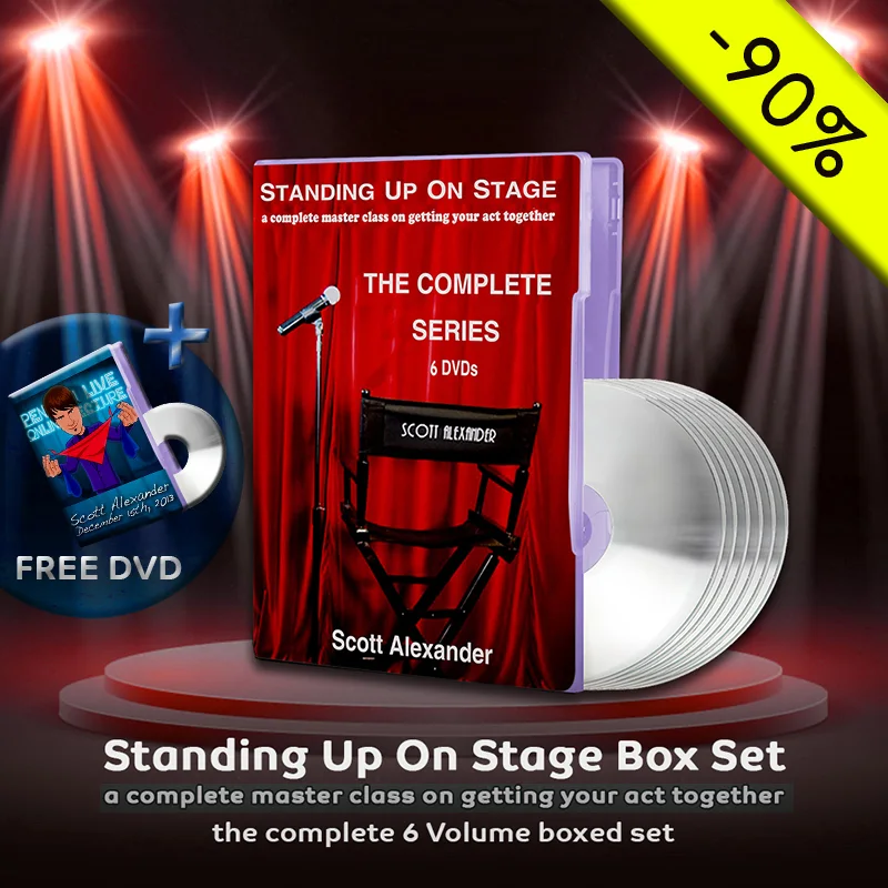 Standing Up On Stage Box Set By Scott Alexander - 6 DVDs