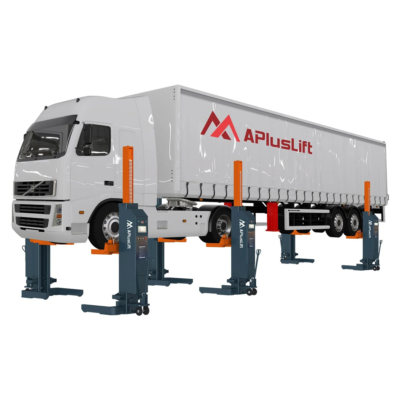 APluslift Falcon 18000LB and 22000LB Mobile Column Lifting System