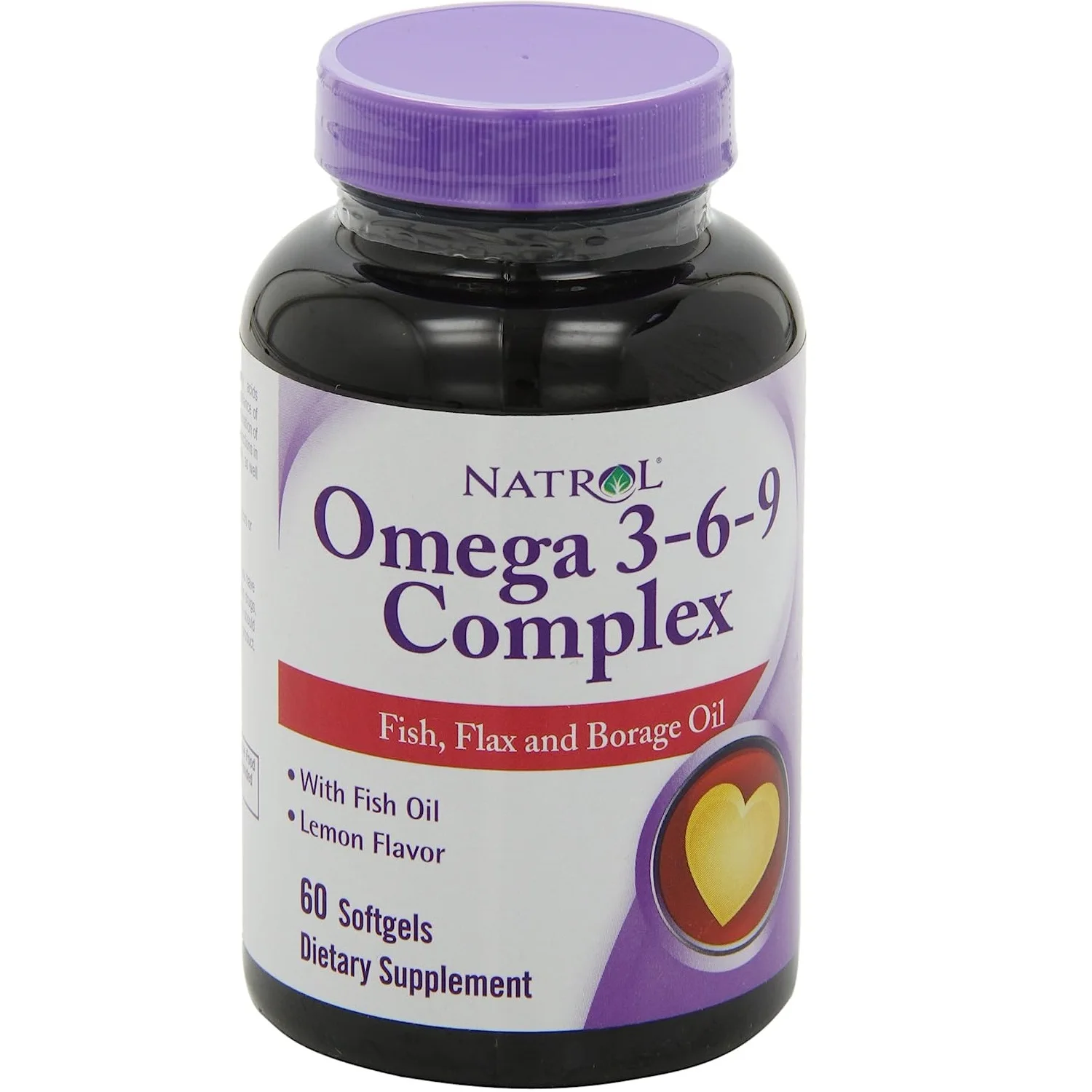 Natrol Omega 3-6-9 Complex Softgels, 1,200mg, 60 Count