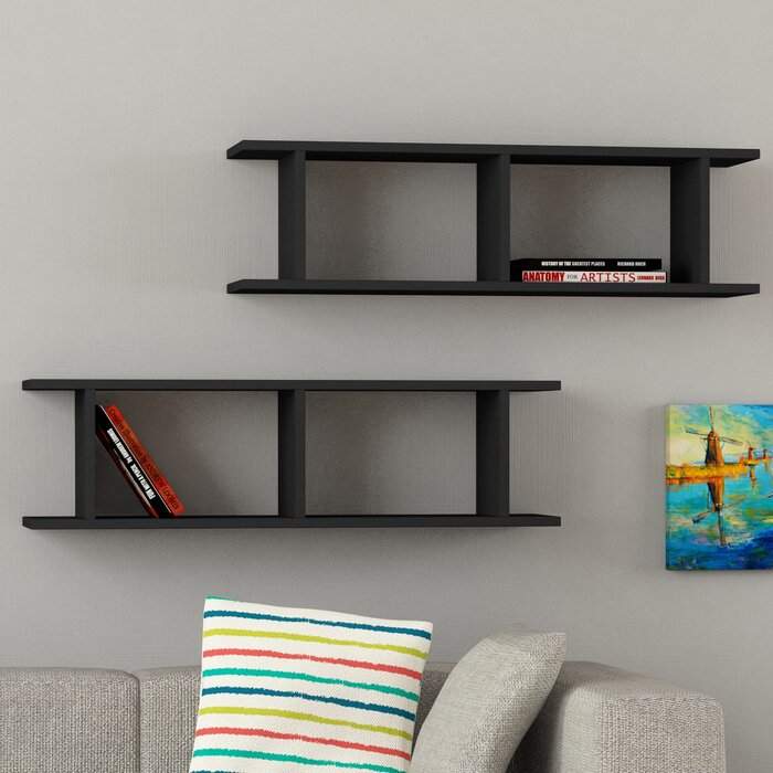 2 etageres murales salon decommid Anfa WX