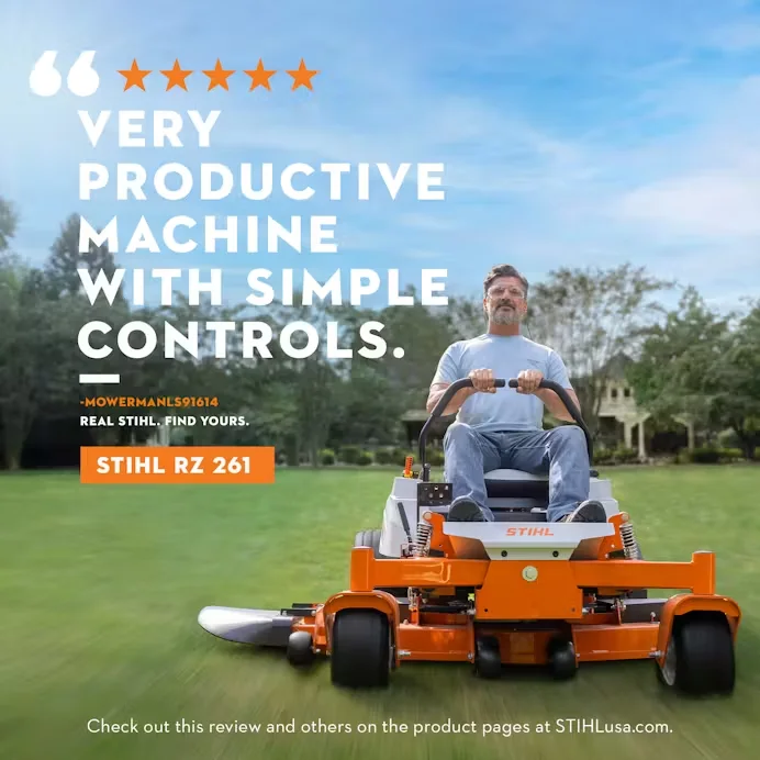 STIHL RZ 261 61" Zero-Turn Riding Lawn Mower – 25 HP V-Twin Engine