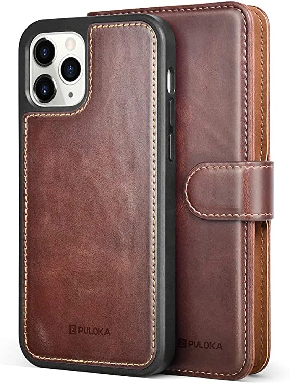puloka Flip Wallet 3 in 1 leather Magnetic Case