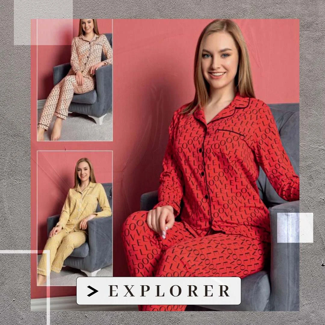 Pyjamas Manches Longues (S-M-L-XL-XXL)