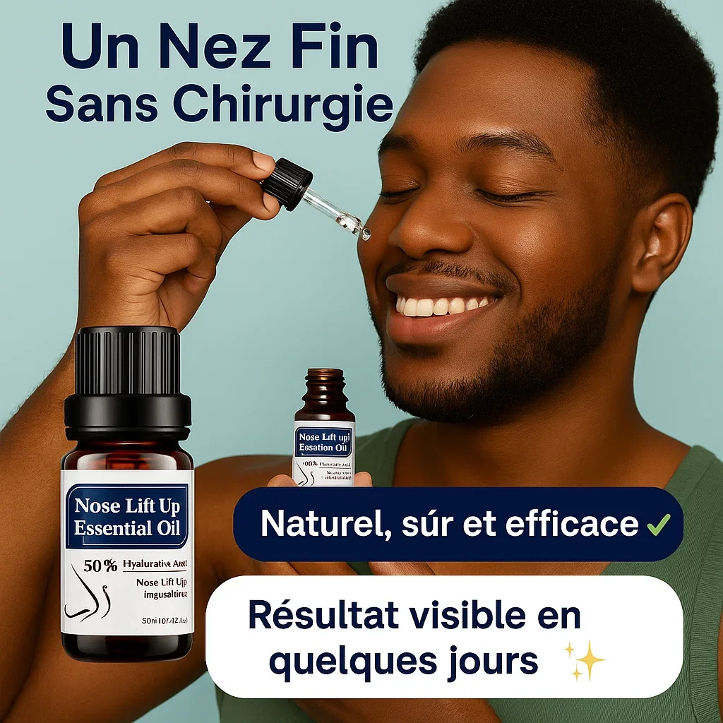 Huile essentielle pour lifting du nez, soin naturel pour un nez fin et ...
