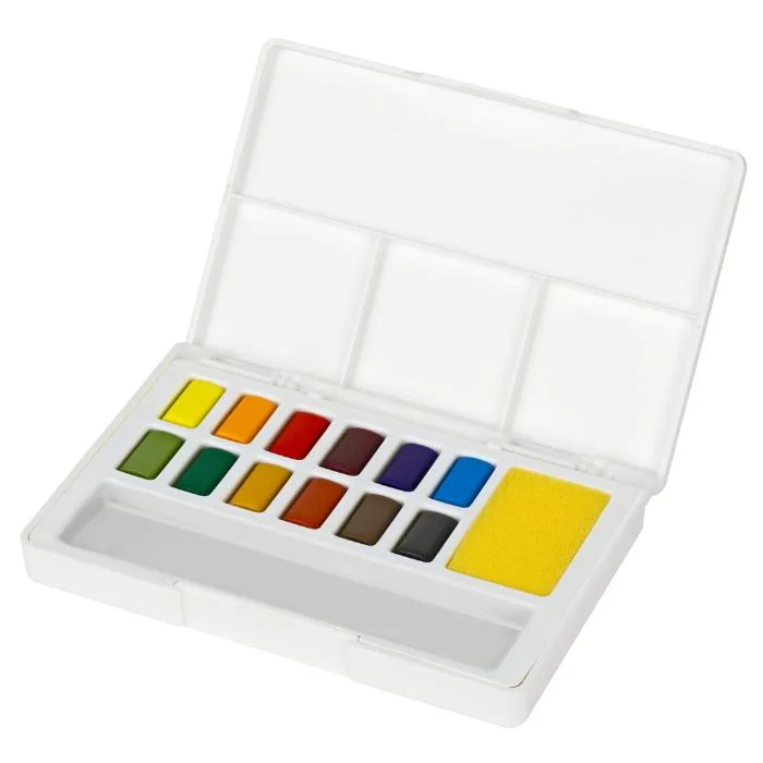 Palette aquarelle Faber castell 12 couleurs