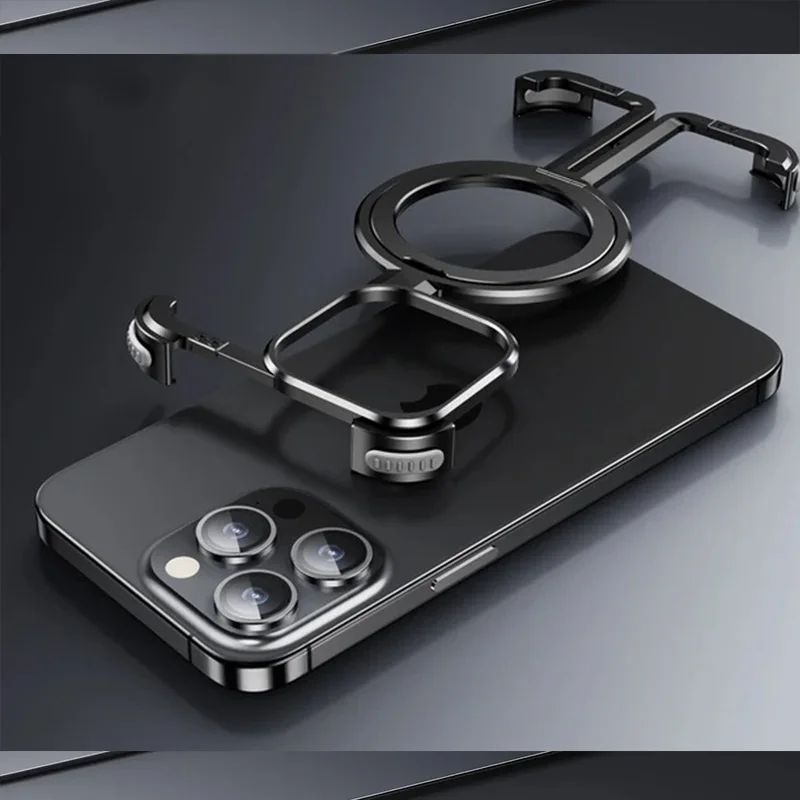 Magnetic Metal Bumper Aluminum Frame iPhone Case