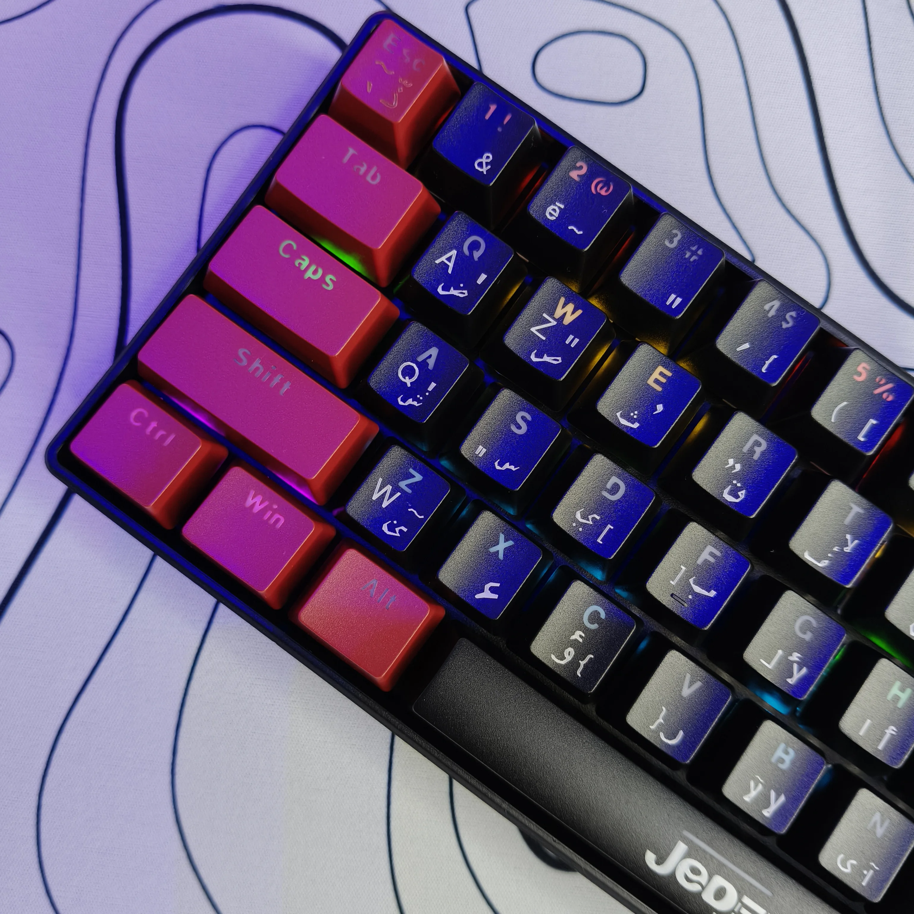 Mechanical keyboard JEDEL KL-69 BLUE SWITCHES