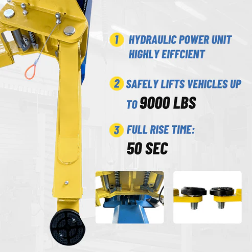 Two Post 9000LBS Capacity Car Lift ME-H90S-110V