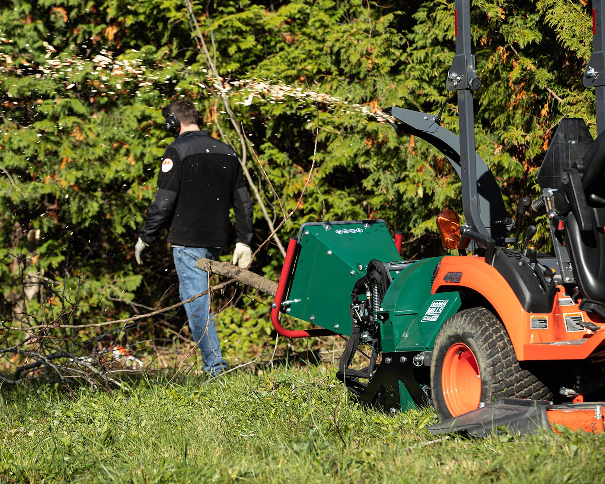 WC46 4" PTO WOOD CHIPPER