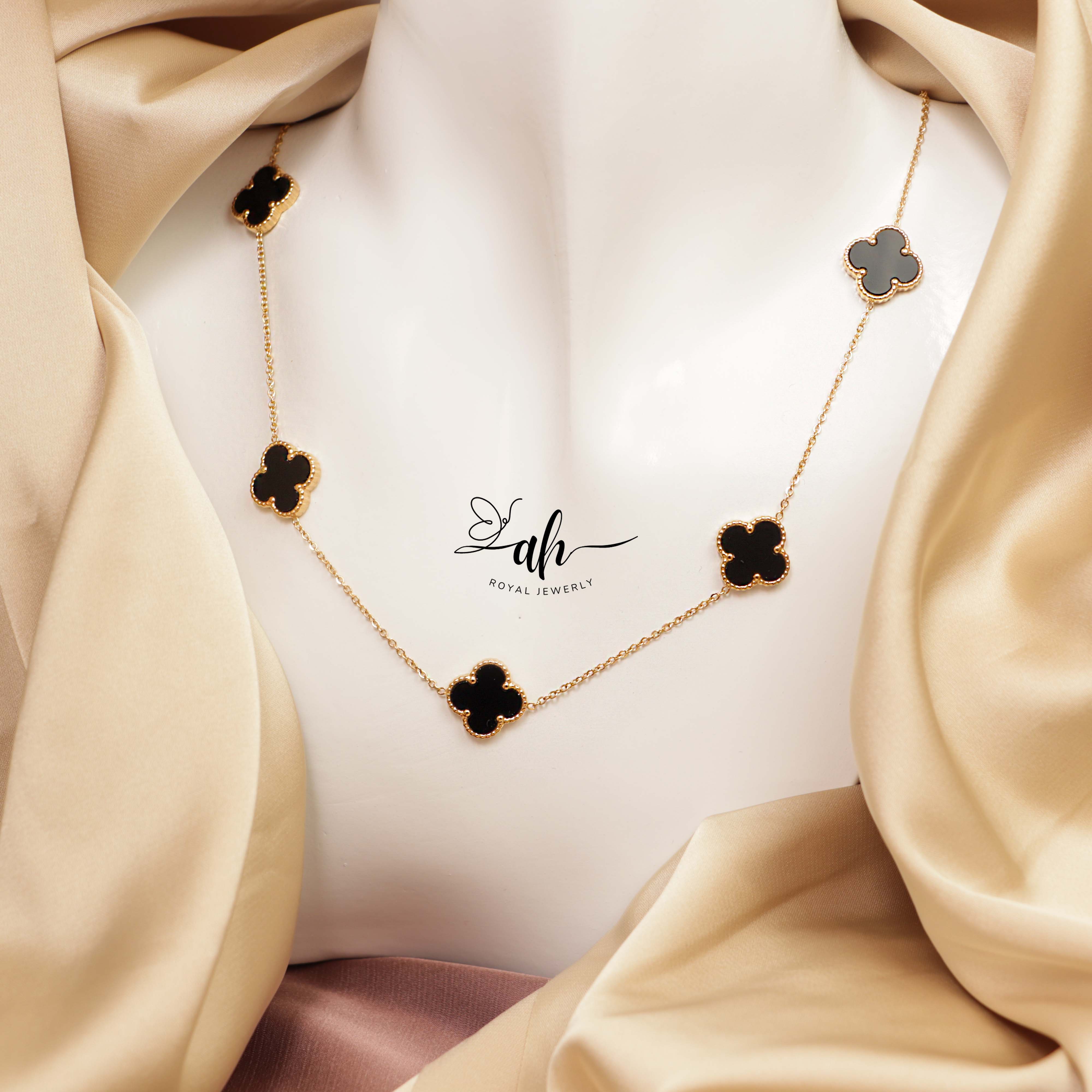 Pack ensemble de mode Trèfle à quatre feuilles de luxe