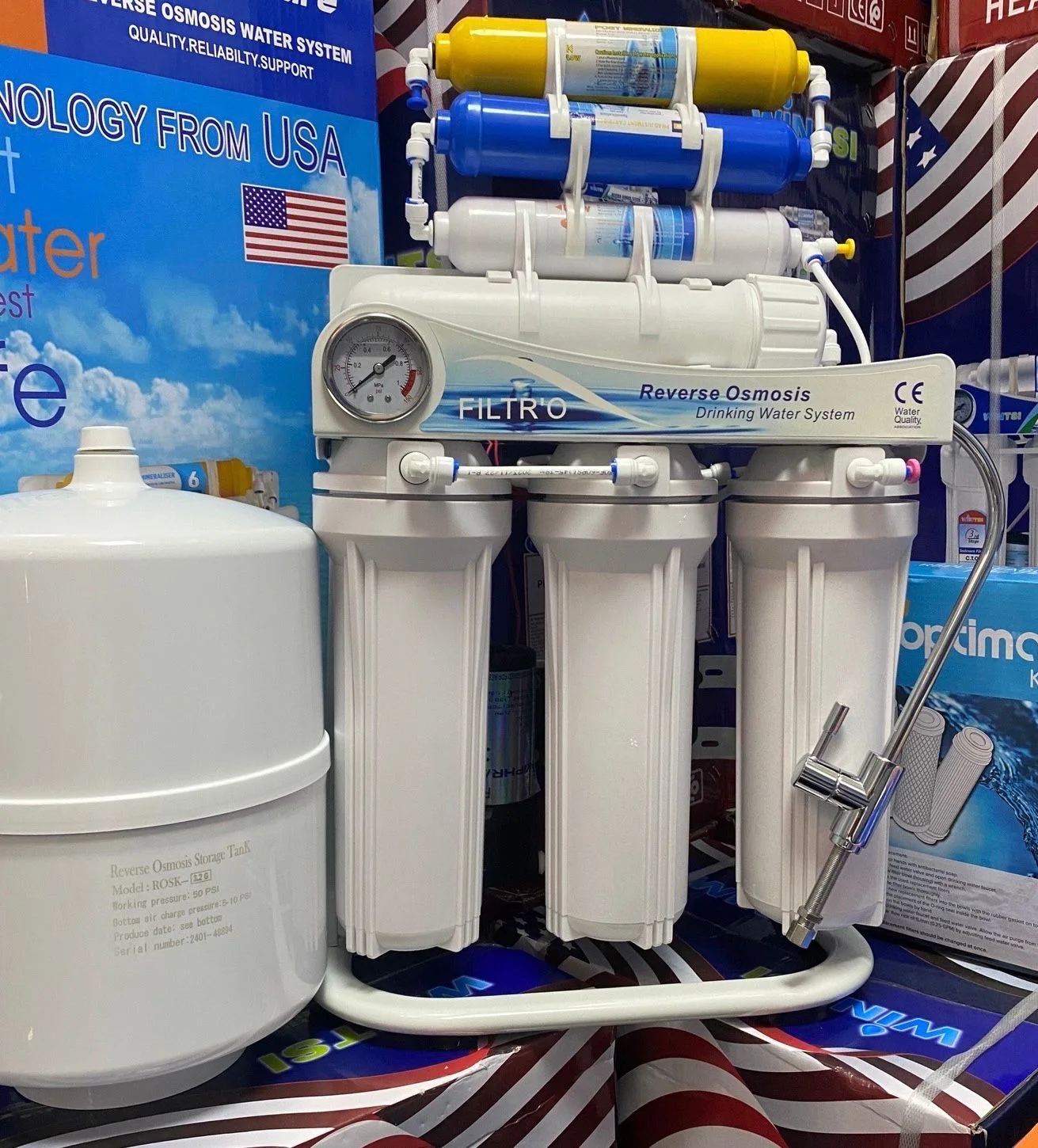 Osmoseur à Filtre Inverse 7 étapes