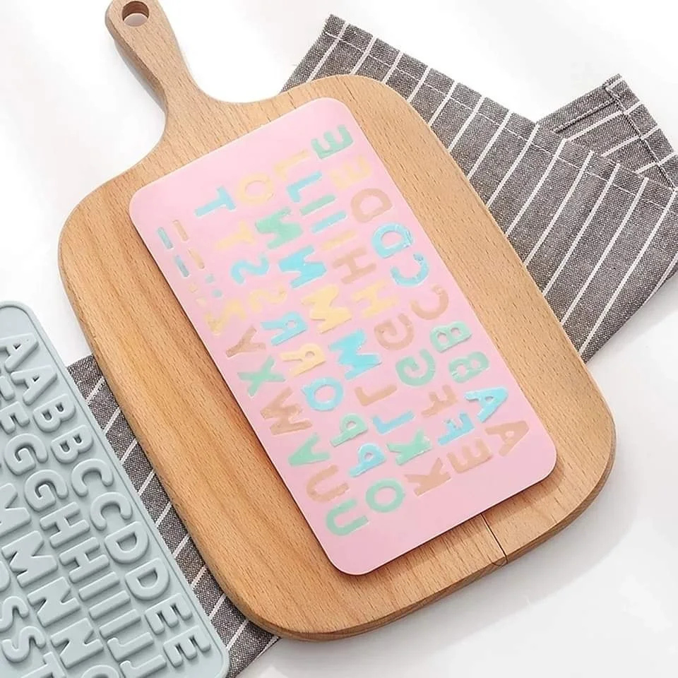 moule silicone alphabet