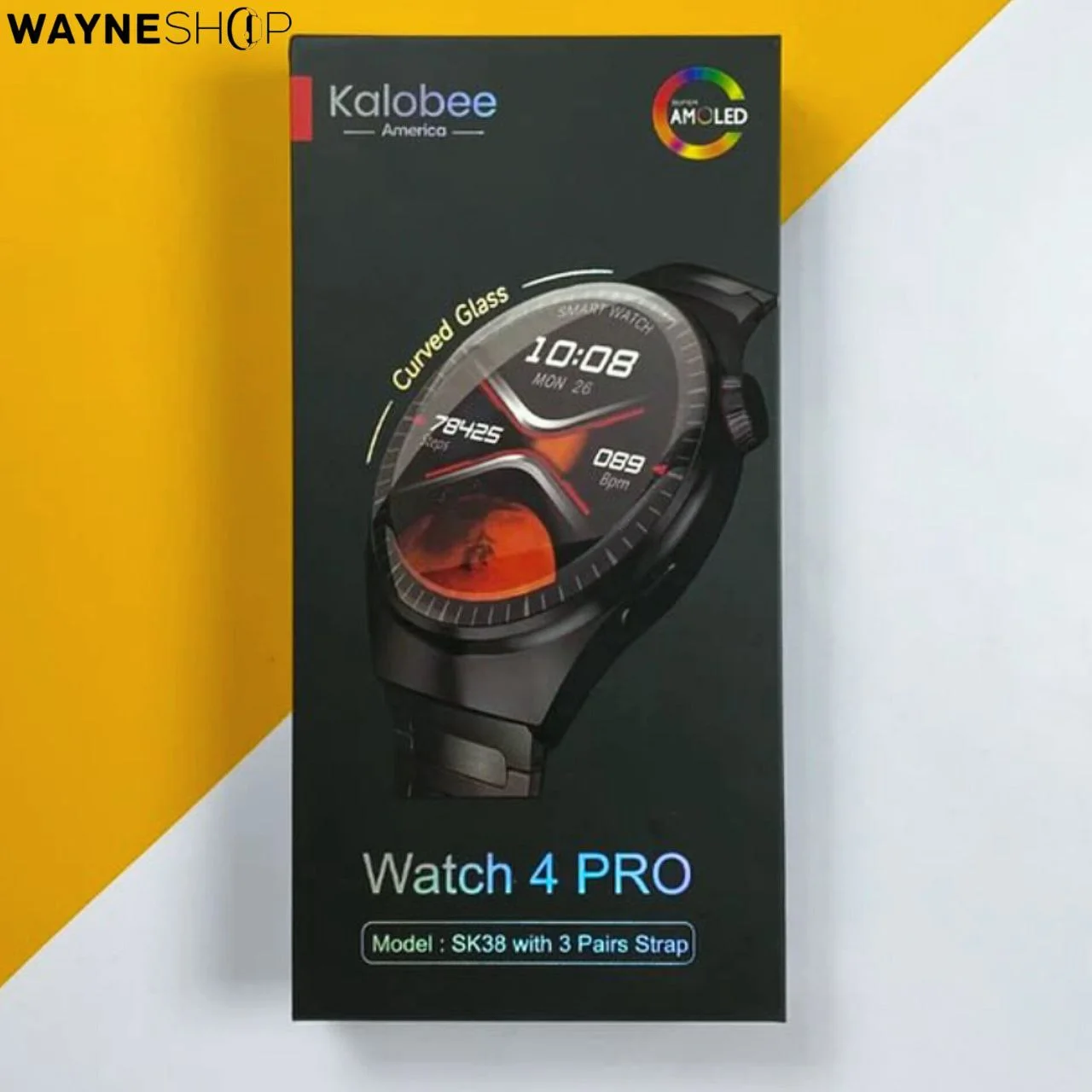 Watch 4 PRO Kalobee America avec 3 Ceintures Class & Sport