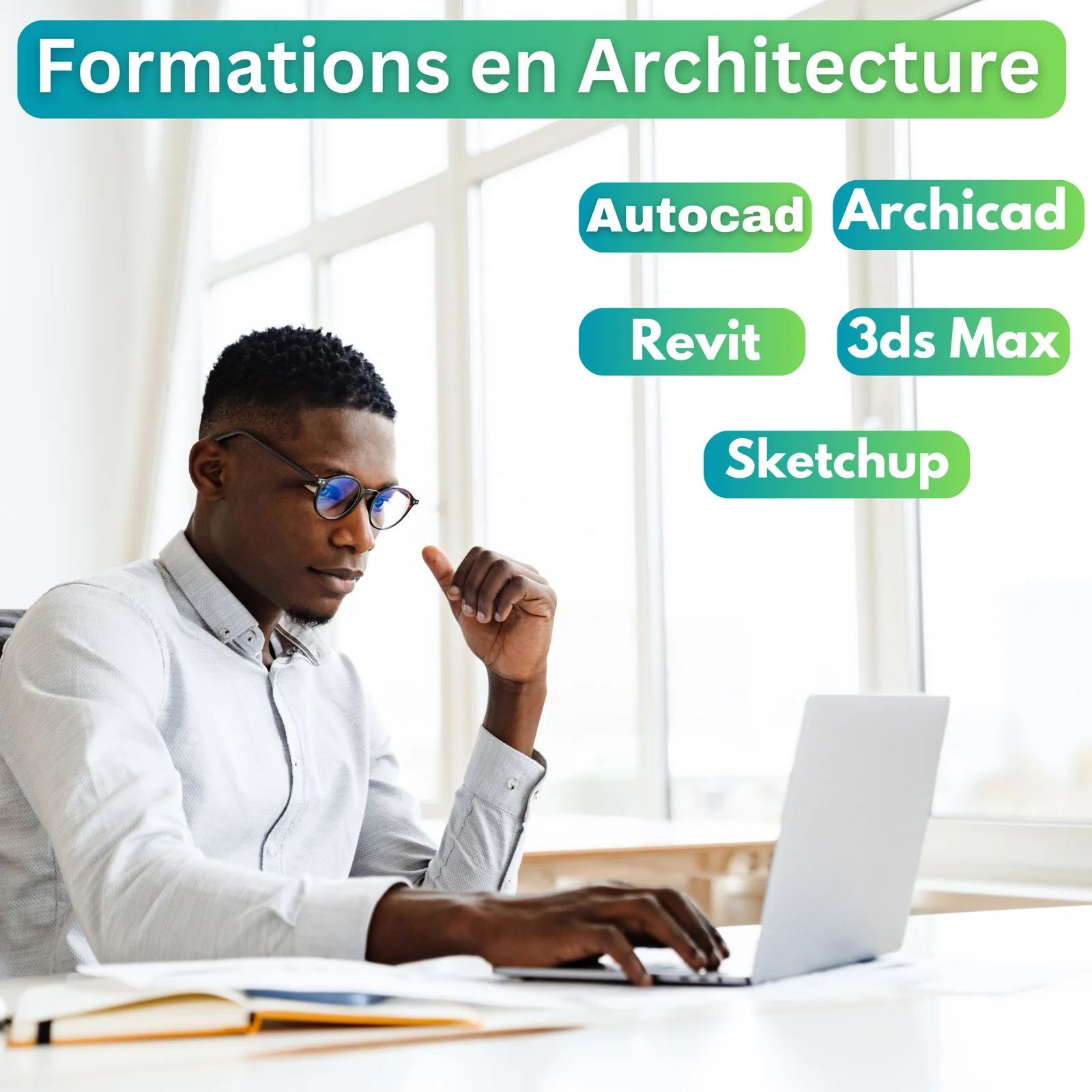 Clé USB Contenant le Pack de Formations en Architecture : Autocad ...