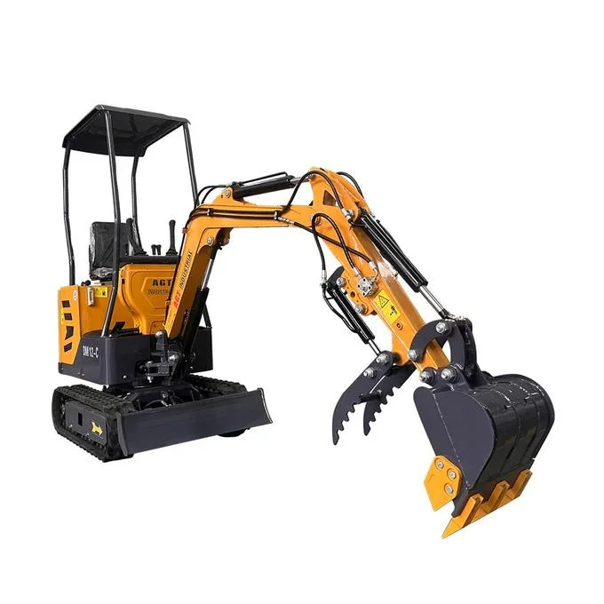 AGT 13.5 HP B&S 1 ton Mini Small Excavator, With Hydraulic Thumb and ...