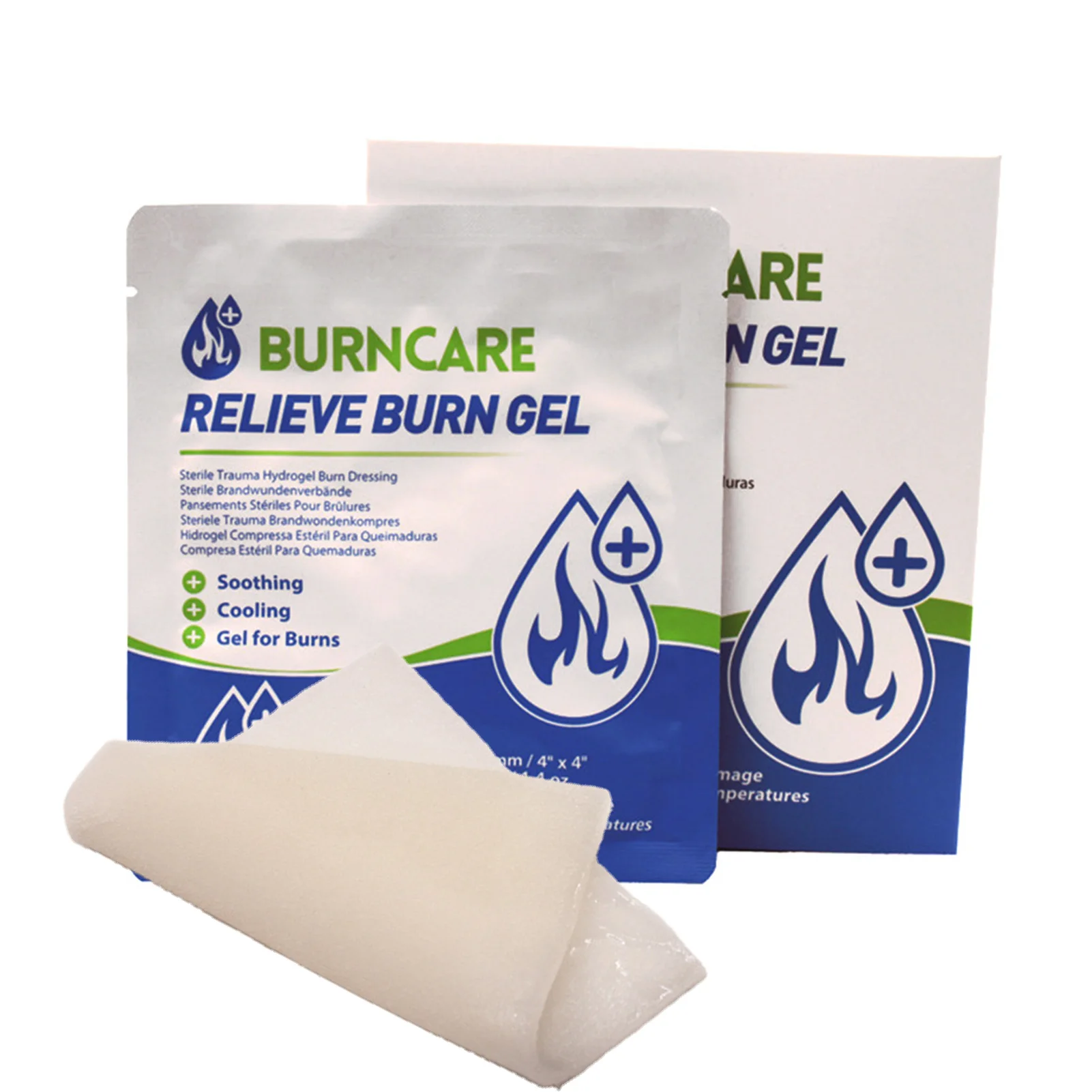 Burncare Relieve Burn Gel: Cooling & Soothing Hydrogel Wound Dressing ...