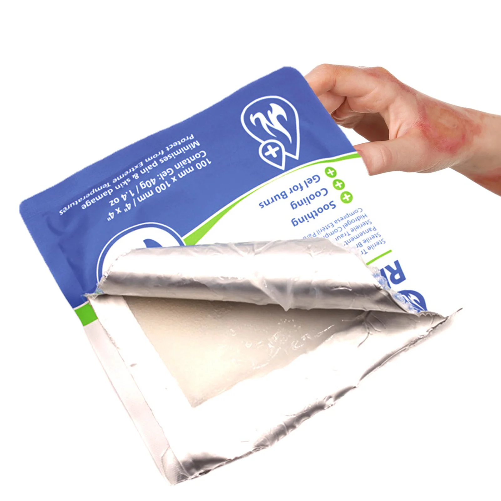 Burncare Relieve Burn Gel: Cooling & Soothing Hydrogel Wound Dressing ...