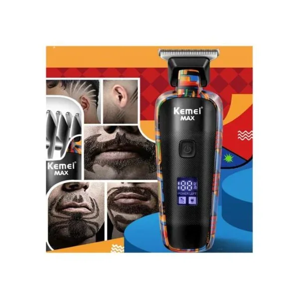 Kemei MAX tondeuse à cheveux professionnelle Rechargeable, Machine ...