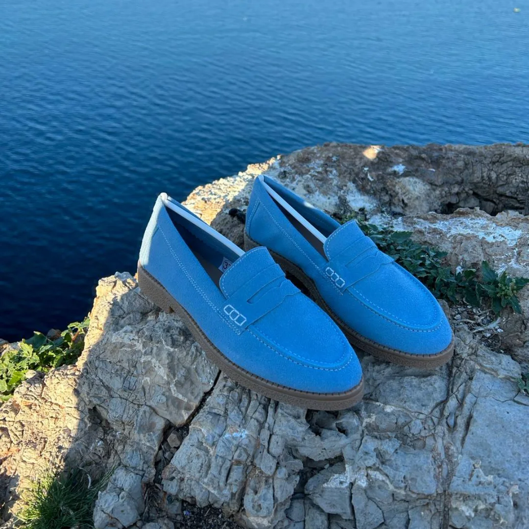 Mocassin Daim Femme - rashid1