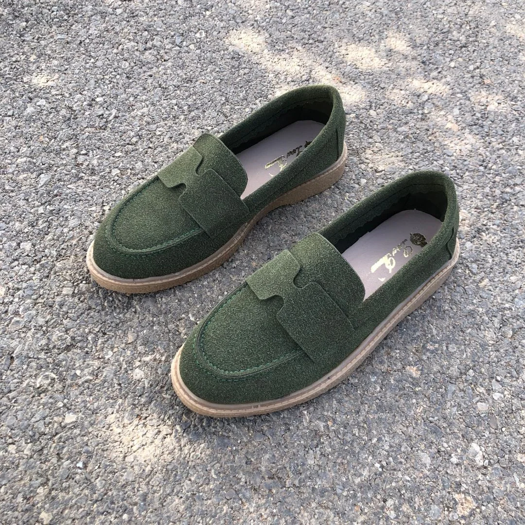 Mocassin Prestige - Vert - rashid1